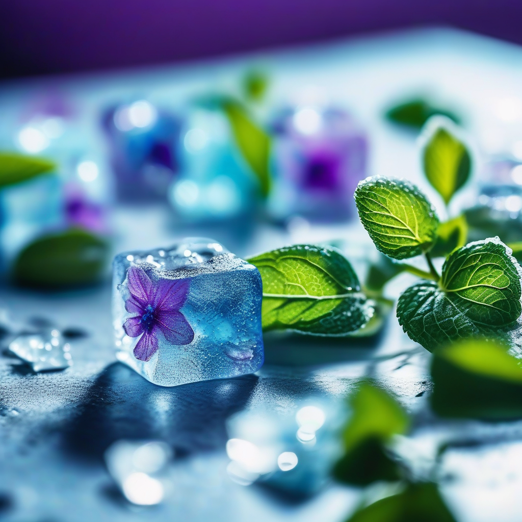 Design Easy AI繪圖生成器 -High-angle shooting, blue desk, light blue and ...